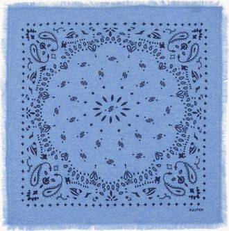 Kujten Grand bandana cachemire imprimé - Grand Bandana Hachiko