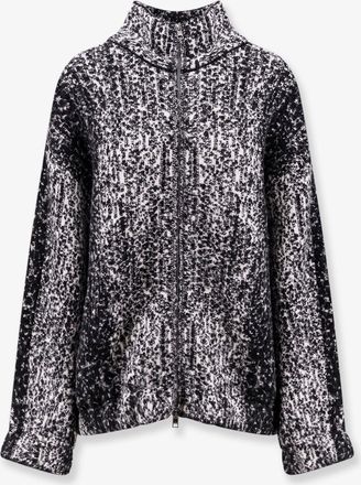 Nude Zip-up knitted bomber jacket - NUDE - gender_Woman