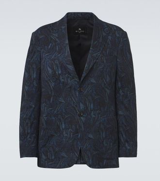 Etro Blazer mit Paisley-Muster aus Jacquard-Strick