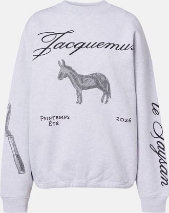 Jacquemus Besticktes Sweatshirt Ane aus Baumwolle