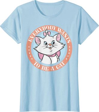 Disney Aristocats Marie Everybody Wants To Be A Cat T-Shirt
