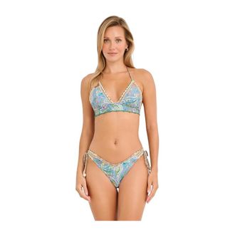 Del Maar Femme, Maillots de bain, Multicolore, Taille: 40 FR Naku Patterned Bikini Top