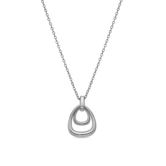 Luxenter Halskette in 925er Sterlingsilber-Rhodium-Finish - Almiol
