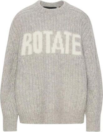 Rotate Rotate Birger Christensen, Damen, Strickwaren, Grau, LGröße