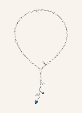 Tamara Comolli Tamara Comolli Halskette Necklace Mikado Delicate 51 Cm Ocean With Diamond Pav&eacute; 18k Wei&szlig;gold silber