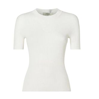 Fendi Damen, Strickwaren, Wei&szlig;, MGr&ouml;&szlig;e