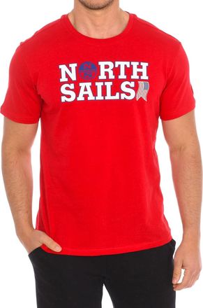 North Sails 9024110999 T-Shirt Schwarz 0999 Herren, rot, XL