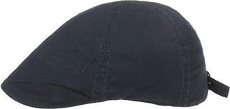 Chapeaushop Casquette dété plate à visière intégrée Style Gatsby - bleu - taille unique