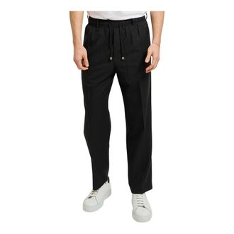 John Richmond Homme, Pantalons, Noir, Taille: XL Straight Pantalons