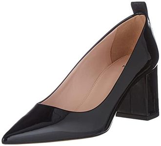 HUGO BOSS Femme INES ChunkyPump60LG Pompe, Noir 1, 35.5 EU