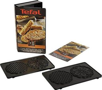 T-fal Coffret Snack Collection - 2 plaques bricelets + 1 livre de recettes XA800712