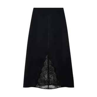 Anine Bing Malou Rock - - Skirts - Damen - Schwarzk - L