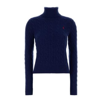 Polo Ralph Lauren Femme, Pulls, Bleu, Taille: 40 FR Pull en m&eacute;lange de laine