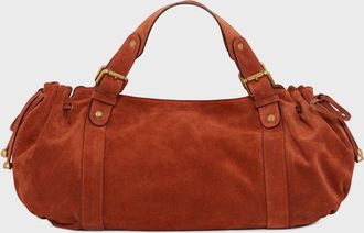 Gerard Darel Sac &agrave; main en cuir velours - 24H