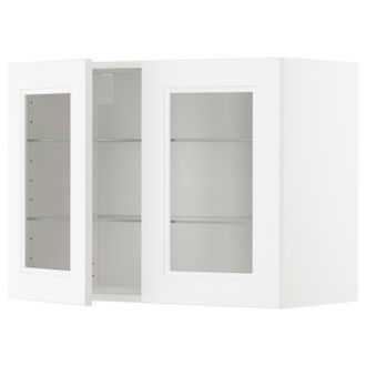 IKEA METOD Wandschrank mit B&ouml;den/2 Glast&uuml;ren