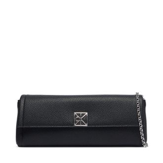 Calvin Klein Handtasche Calvin Klein Emblem Hw Pebble Clutch LV04F3740G Schwarz