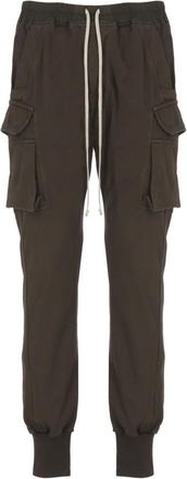 Rick Owens Homme, Pantalons, Brun, Taille: M Pantalon Cargo en Coton