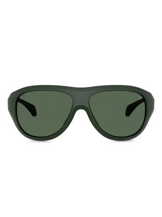 Moncler Matte Sonnenbrille - Grün