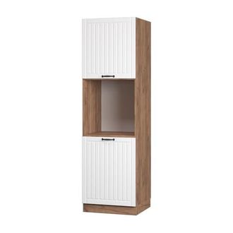Vicco Meuble pour Four Fame-Line, Blanc Campagne, 60cm Ouvert