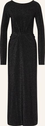 ottod'Ame Ottodame Jerseykleid Mit Glitzegarn schwarz