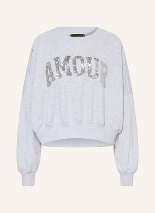Miss Goodlife Miss Goodlife Sweatshirt Mit Pailletten grau