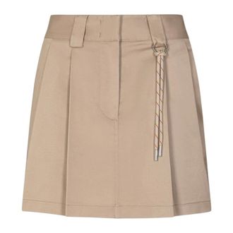 Ga&euml;lle Paris Femme, Jupes, Beige, Taille: 40 FR Gonna Corta In Cotone Sacco Tasca A Contrasto