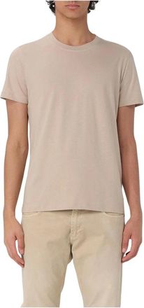 Peuterey Homme, Tops, Beige, Taille: 2XL T-shirt &agrave; Manches Courtes et Col Rond