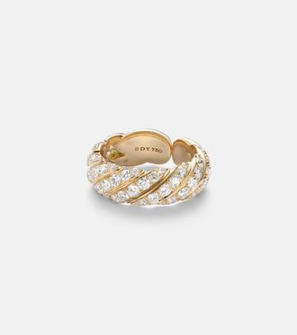 David Yurman Ring DY Madison aus 18kt Gelbgold (750/1000) mit Diamanten