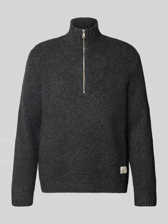 Jack & Jones Relaxed Fit Strickpullover aus elastischem Woll-Mix