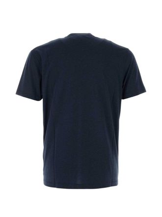 Tom Ford Logo-Embroidered Lyocell-Cotton T-Shirt - Navy