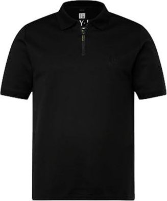 JP1880 Jay-PI Polo Technique Jay-PI, avec Technologies FLEXNAMIC et Quickdry - Fermeture &agrave; glissi&egrave;re et Manches Courtes Noir 6XL 802160100-6XL
