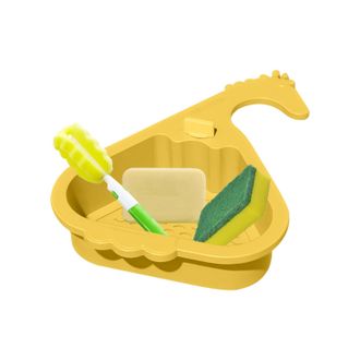 Generico Dormit Lebensmittelsammler für Spüle, 26,4 x 7,87 x 8,9 cm (10,43 x 7,87 x 3,15 Zoll), Lebensmittelauffangkorb für die Küche, mit Giraffen-Design