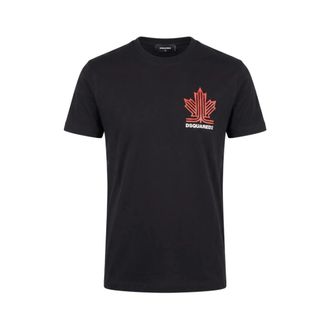 Dsquared2 T-shirt imprim&eacute; logo - Homme - Tops - Noir - Taille: S