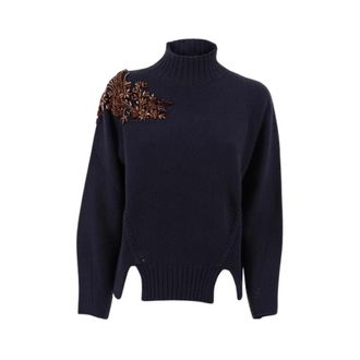 Ermanno Scervino Rollkragenpullover - - Knitwear - Damen - Blau - 2XS