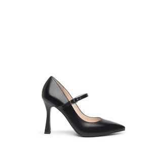 Nero Giardini Femme, Chaussures, Noir, Taille: 37 EU Escarpin en cuir avec boucle