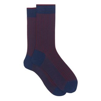 Gallo Gallo, Homme, Sous-vêtements, Multicolore, Taille: 3Xs/2Xs Chaussettes courtes en coton bleu pour hommes