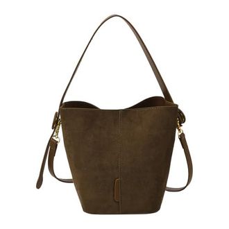 Generic Sac &agrave; main en cuir synth&eacute;tique - Couleur unie - Tendance - Grande capacit&eacute; - Sac &agrave; bandouli&egrave;re simple - Pour voyage, travail, shopping, Vert, 9.45x8.0