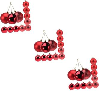 TOPBATHY 36 STK Weihnachtskugeln Weihnachtsschmuck für Baum Weihnachtsdekoration christbaumkugeln weihnachtsbaumkugeln Girlande Weihnachtsschmuck Baumschmuck A