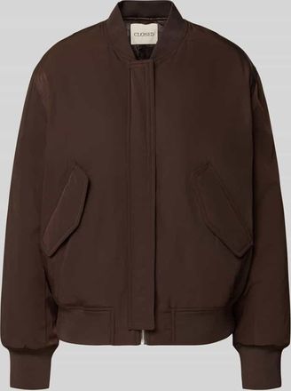 Closed Jacke mit Stehkragen und verdecktem Rei&szlig;verschluss