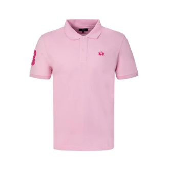 La Martina Regular-Fit Poloshirt - - Tops - Herren - Rosa - 2XL