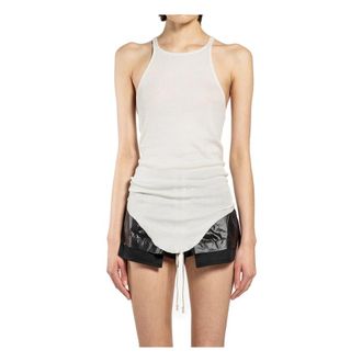 Rick Owens Racer Back Tank - - Tops - Damen - Wei&szlig; - L