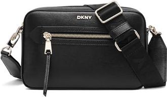 DKNY Bryant Ave Camera Bag, Sac à Main Femmes, Noir/doré