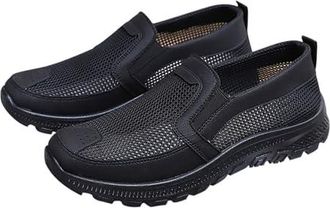 Generic Chaussures de sport respirantes pour homme : chaussures de sport en maille Chaussures de jogging &agrave; enfiler Baskets l&eacute;g&egrave;res Vintage Chaussures de trava