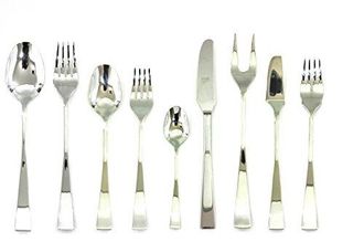 Mepra Italia 101322054 Set, Edelstahl, Metallic-Oberfl&auml;che, sp&uuml;lmaschinenfestes Besteck