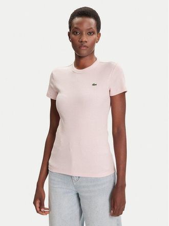 Lacoste T-Shirt TF5538 Rosa Slim Fit