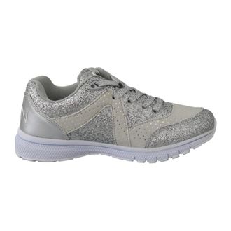 Plein Sport Exklusive Silberne Damen-Laufschuhe aus Polyester - - Sport - Damen - Grau - 36 EU
