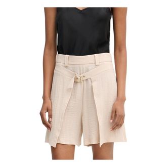 Simona Corsellini Bermuda - Femme - Shorts - Beige - Taille: 44 FR