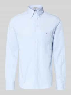 GANT Slim Fit Freizeithemd mit Logo-Stitching