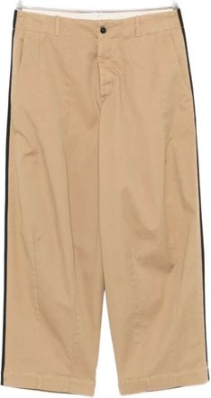 Nine In The Morning Homme, Pantalons, Beige, Taille: M Pantalon &agrave; rayures lat&eacute;rales Damiano Squad