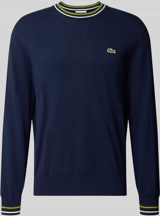 Lacoste Regular Fit Pullover aus reiner Wolle